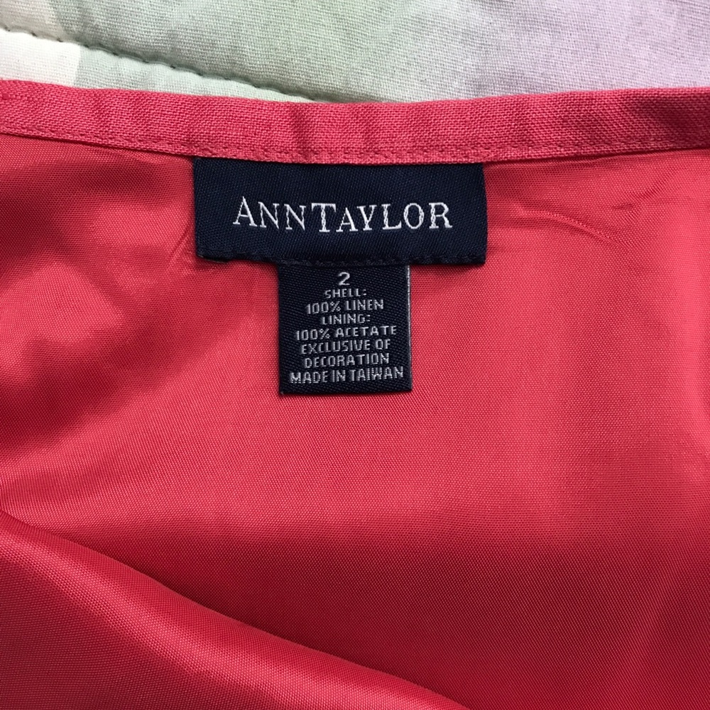 Vintage Ann Taylor. Beautiful Linen Full Length Skirt. - Gem